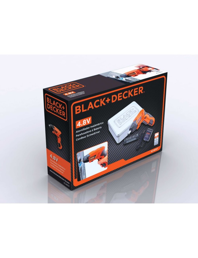 Atornillador Inalám. 4.8V+15 Acces KC4815-B3 Black+Decker | Bravo ...