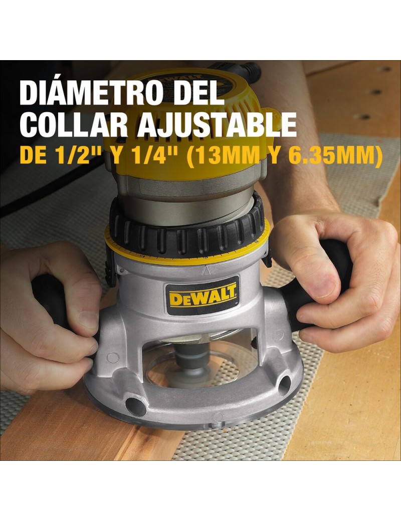 Ruteadora 1-3/4Hp 750W DW616 Dewalt | Bravo Industrial