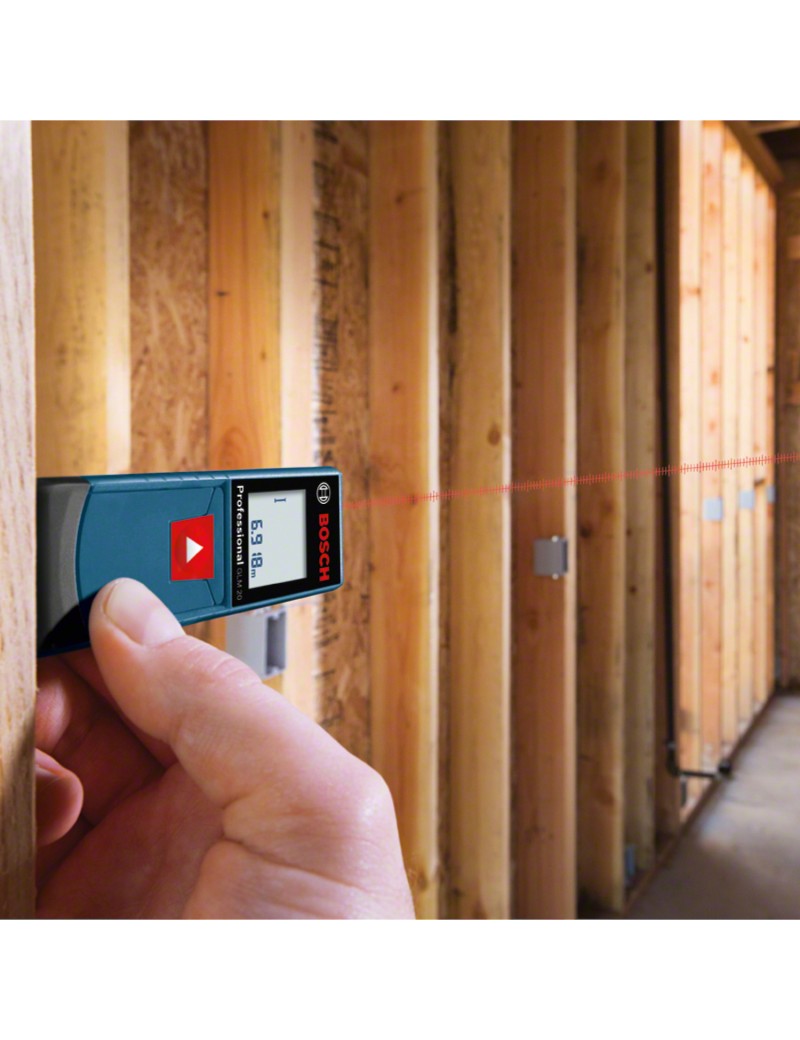 Medidor Láser de Distancia GLM 20 Bosch | Bravo Industrial